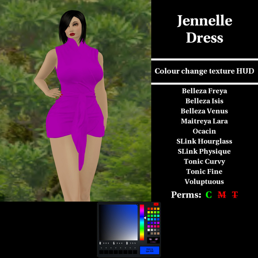 Second Life Marketplace - CDKC.10117323 - Jennelle Dress - plain demo